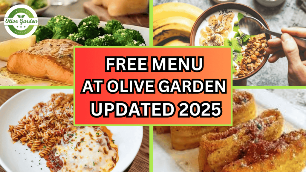 Olive Garden Gluten Free Menu (Updated 2025)